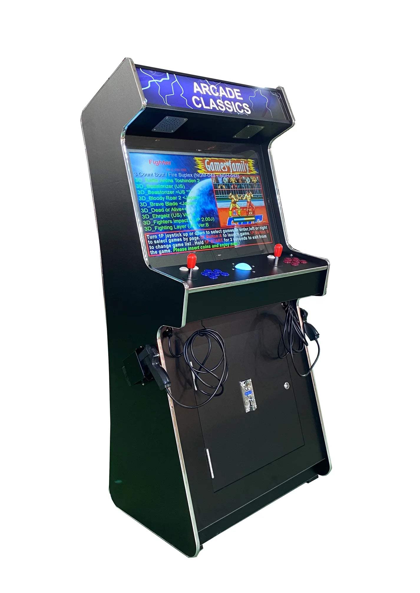 2 Player StandupUp Arcade Machine | 2 Shooting Guns |Commercial Grade ...